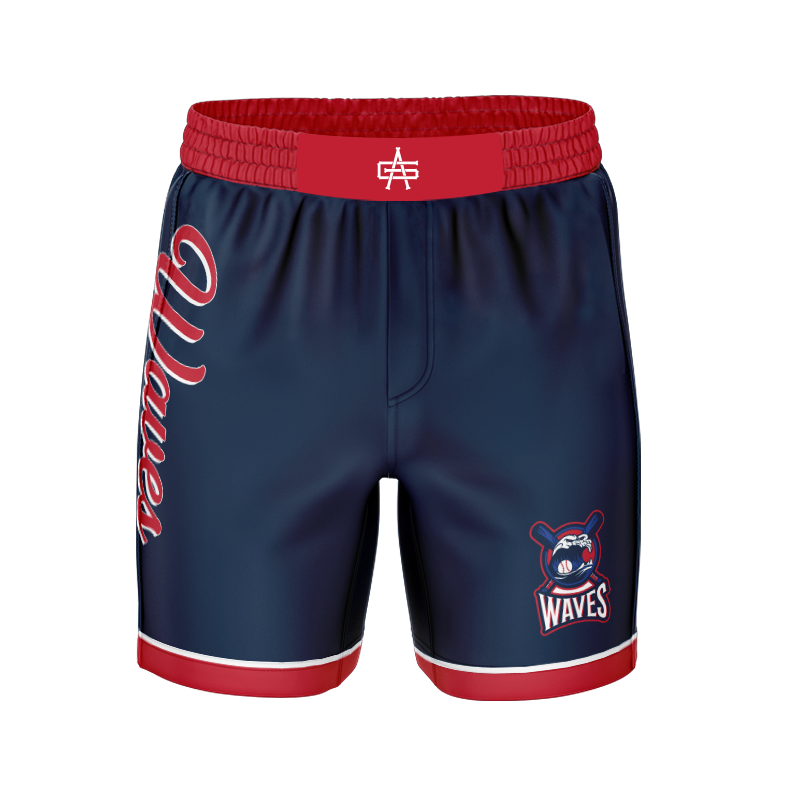 Waves Baseball Performance Shorts - Gutsy Athletic