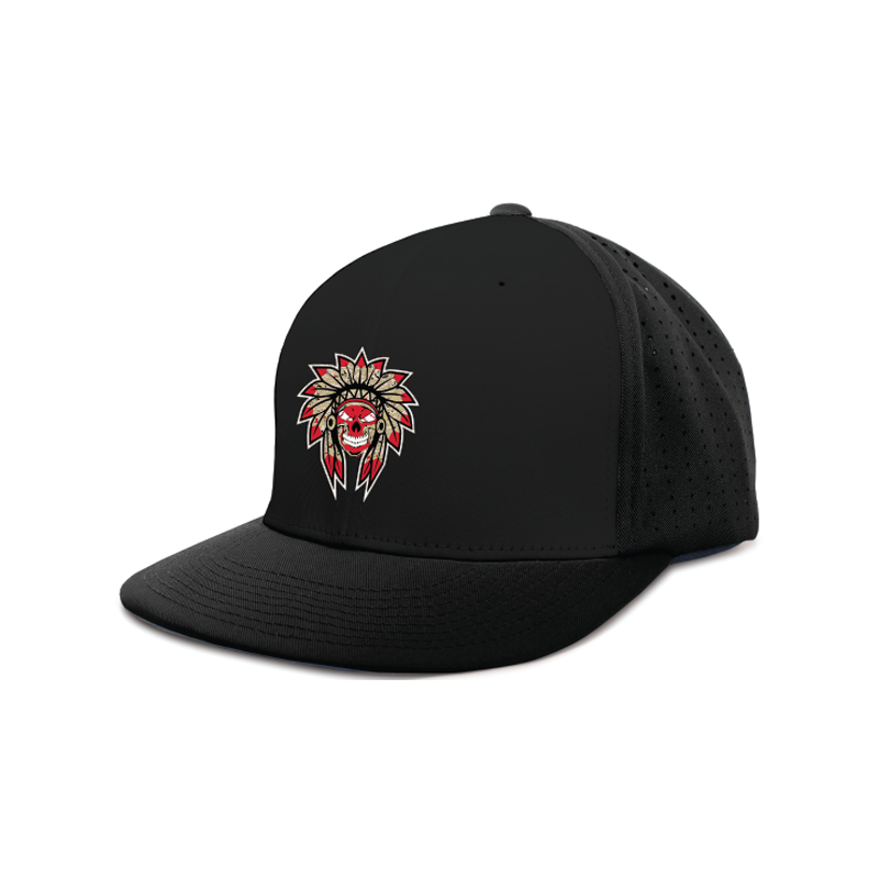 Chiefs Embroidered Black Flex Fit Hat - Gutsy Athletic