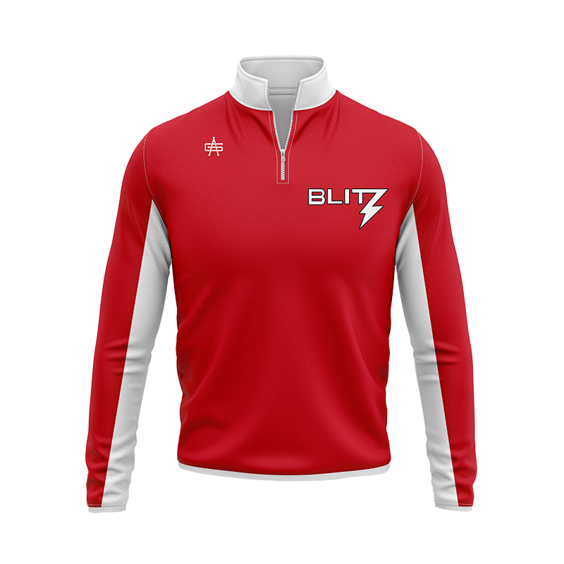 Blitz Performance 1/4 Zip Jacket - Gutsy Athletic