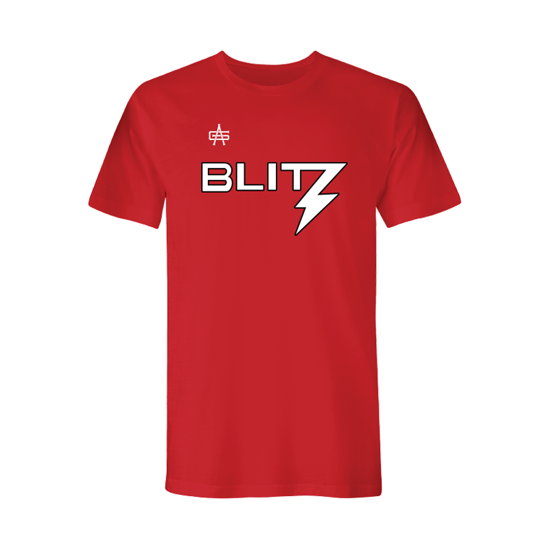 Blitz Premium Red Shirt - Gutsy Athletic