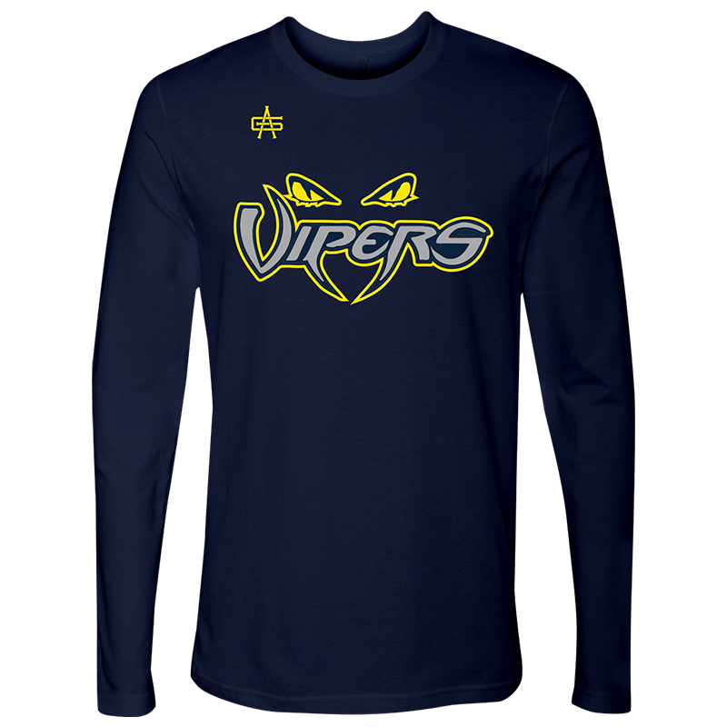 Greencastle Vipers Navy Premium Longsleeve Shirt - Gutsy Athletic