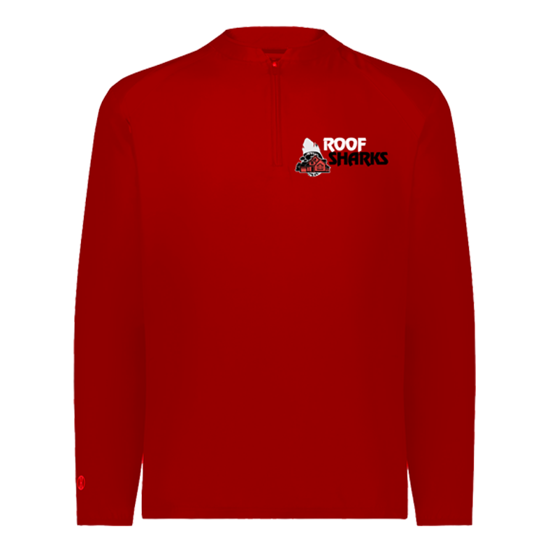 Roof Sharks Red Performance Longsleeve Cage Jacket - Gutsy Athletic