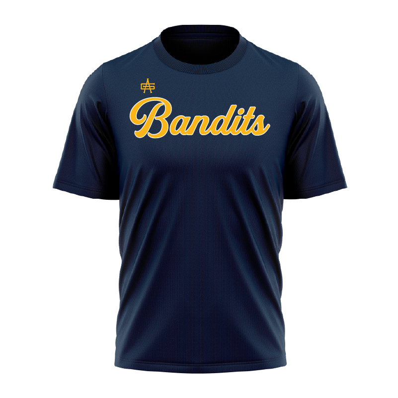 Bandits Navy Premium Dry Fit Shirt - Gutsy Athletic