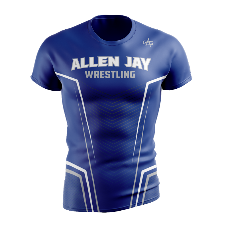 Allen Jay Prep Wrestling Men's Compression Shirt - Gutsy Athletic
