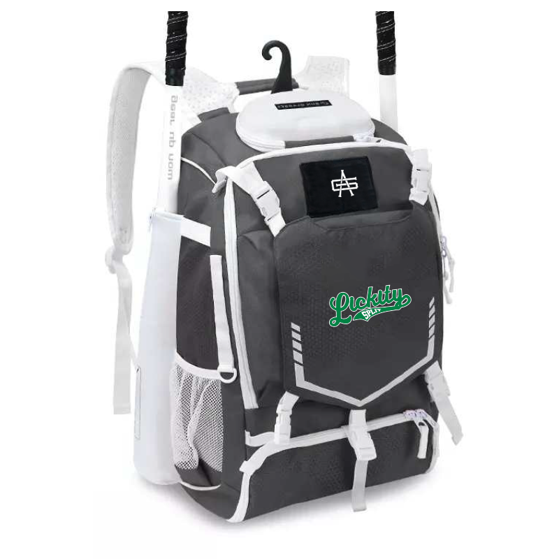 Lickity Split Softball Embroidered Gearbag - Gutsy Athletic