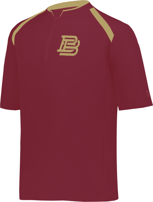 Bucks Performance Maroon Cage Jacket - Gutsy Athletic