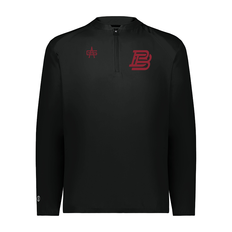 Bucks Performance Black Long Sleeve Cage Jacket - Gutsy Athletic
