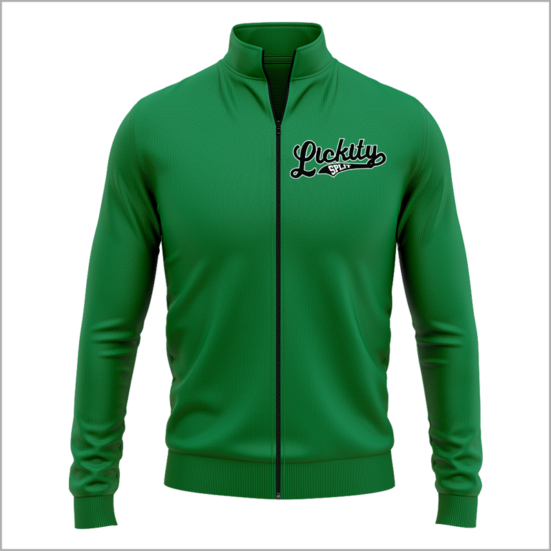 Lickity Split Softball Green Full-Zip - Gutsy Athletic